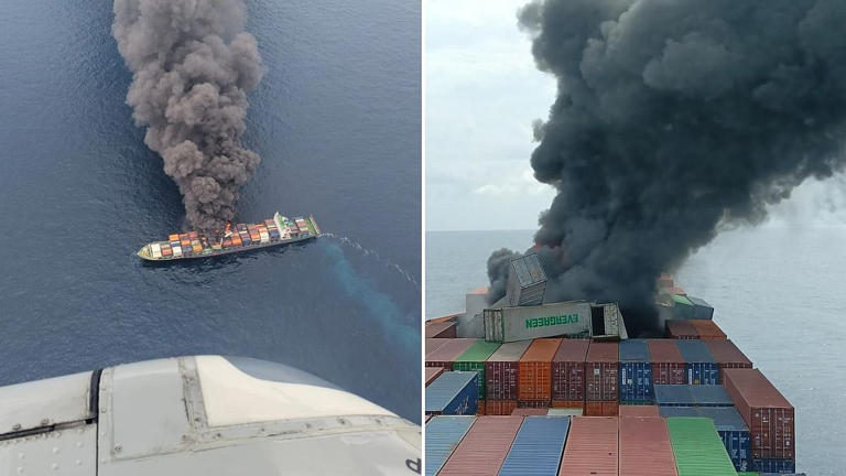 Explosion Reported On Singapore-Flagged Container Ship MV Wan Hai 503 ...