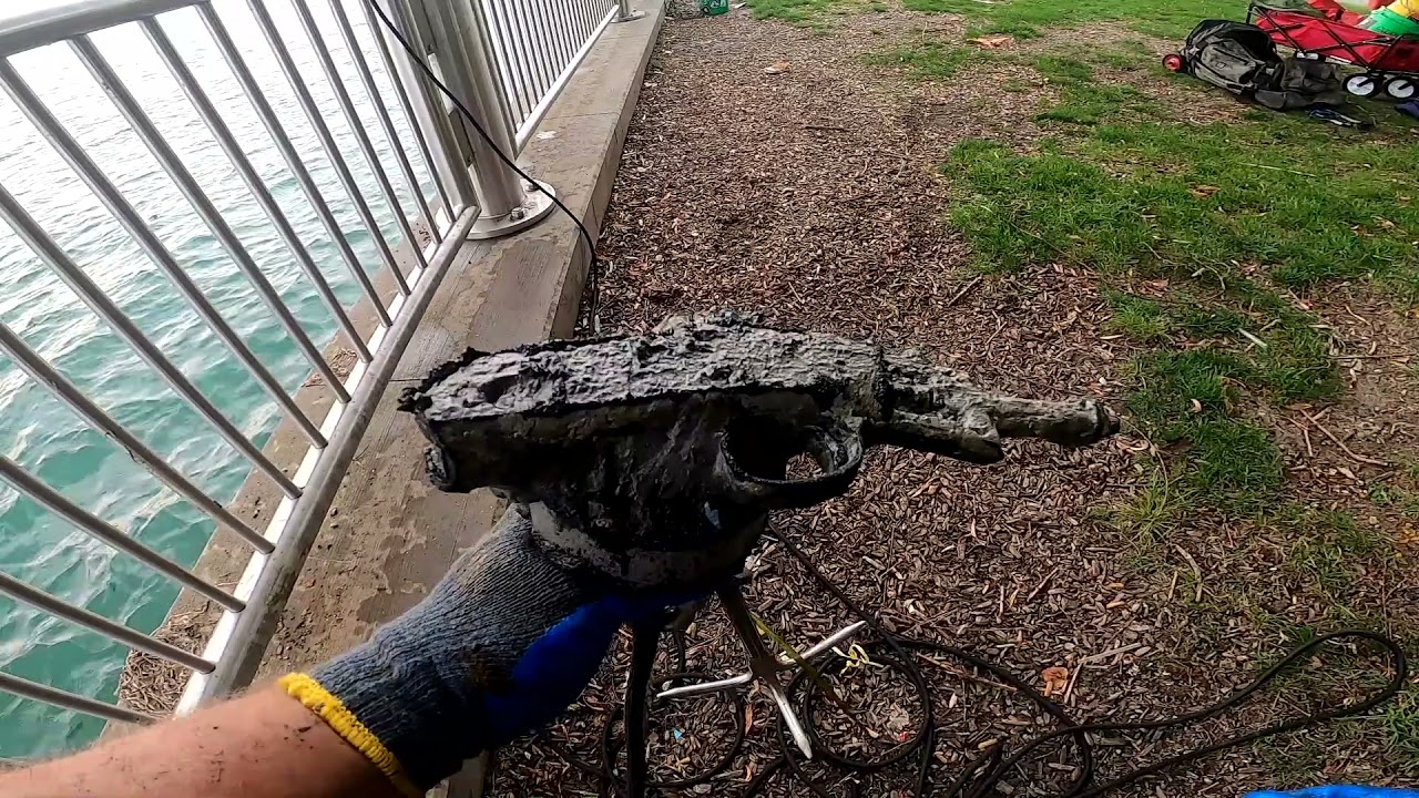 We thought it was a normal magnet fishing day - then the gun appeared!