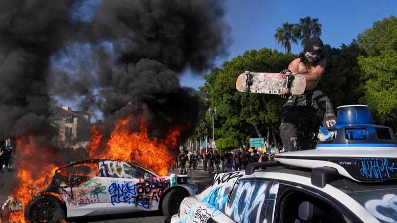 At least 27 arrested as Los Angeles protests against ICE immigration ...