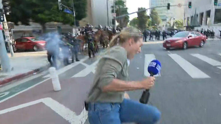 Aussie reporter's update after being shot by police in LA protests