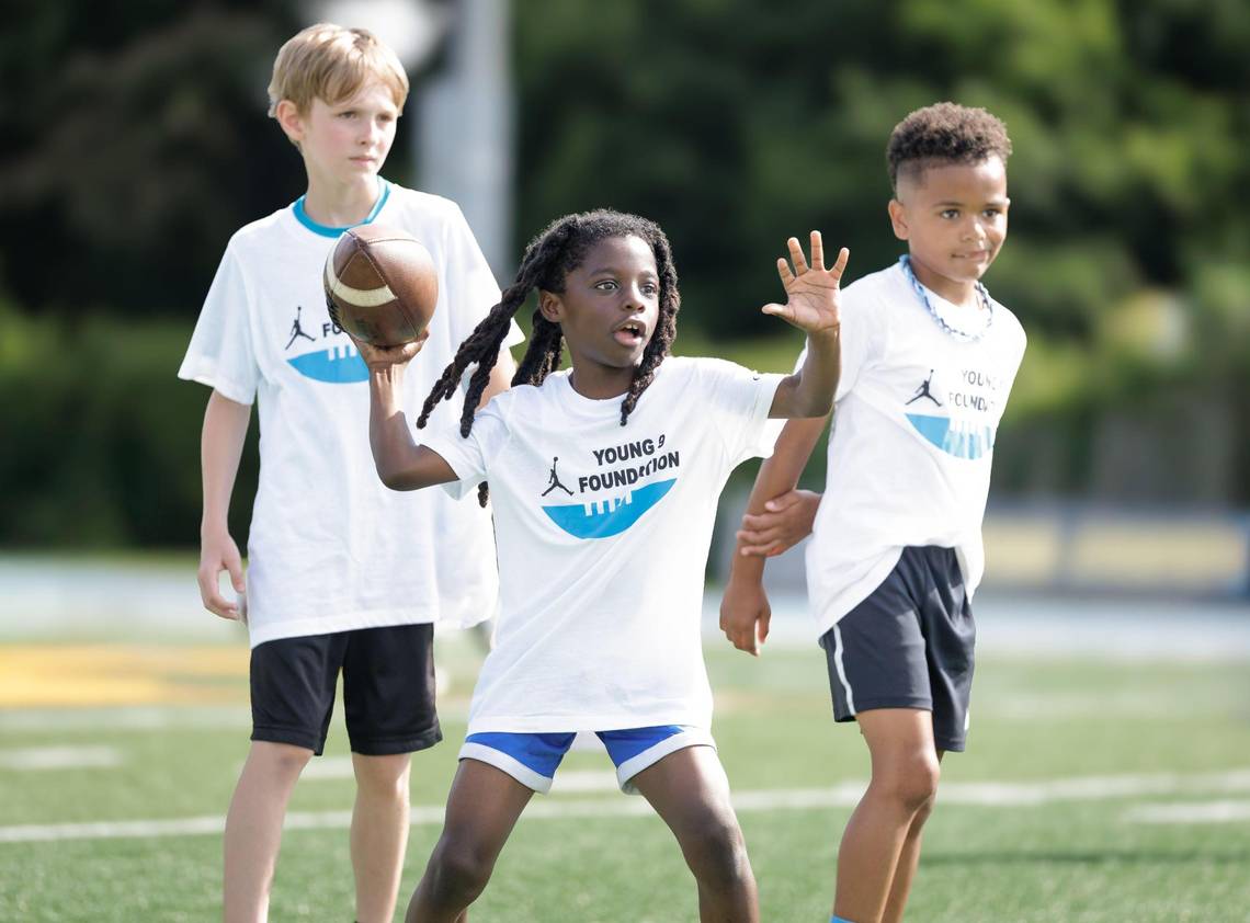 Panthers QB Bryce Young's football camp offers message that goes beyond ...