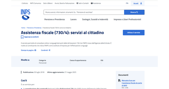 Modello 730/2025: quando indicare l’INPS come sostituto d’imposta?