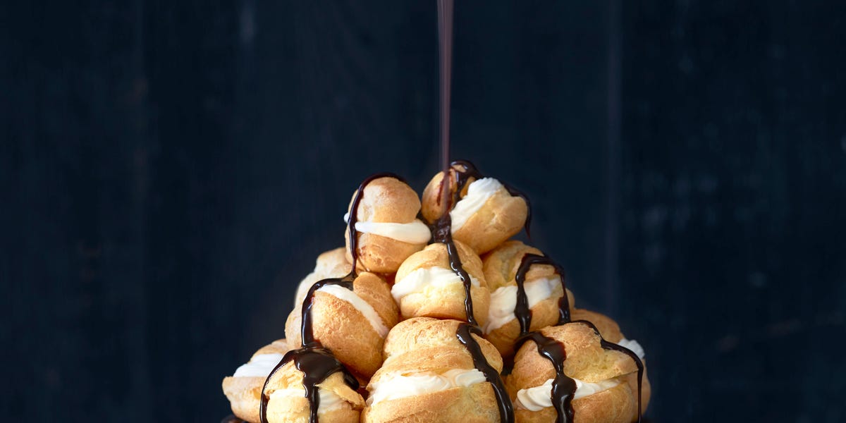 Classic chocolate choux buns recipe