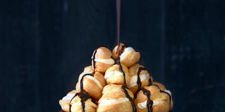 Classic chocolate choux buns recipe