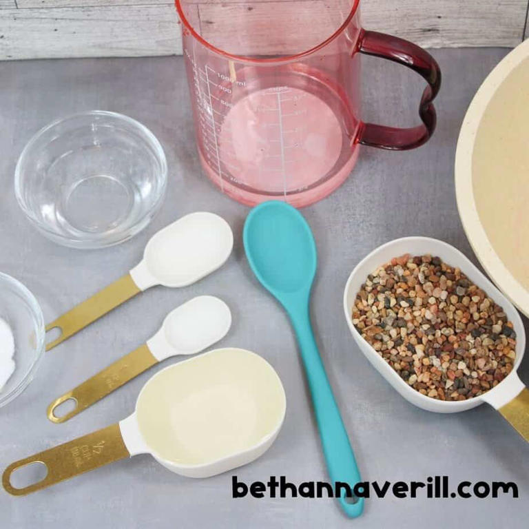 Crunchy Pebble Slime Recipe for Kids