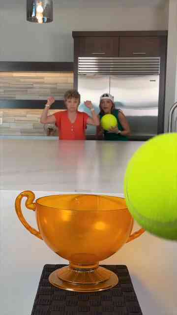 Giant Tennis Balls Challenge