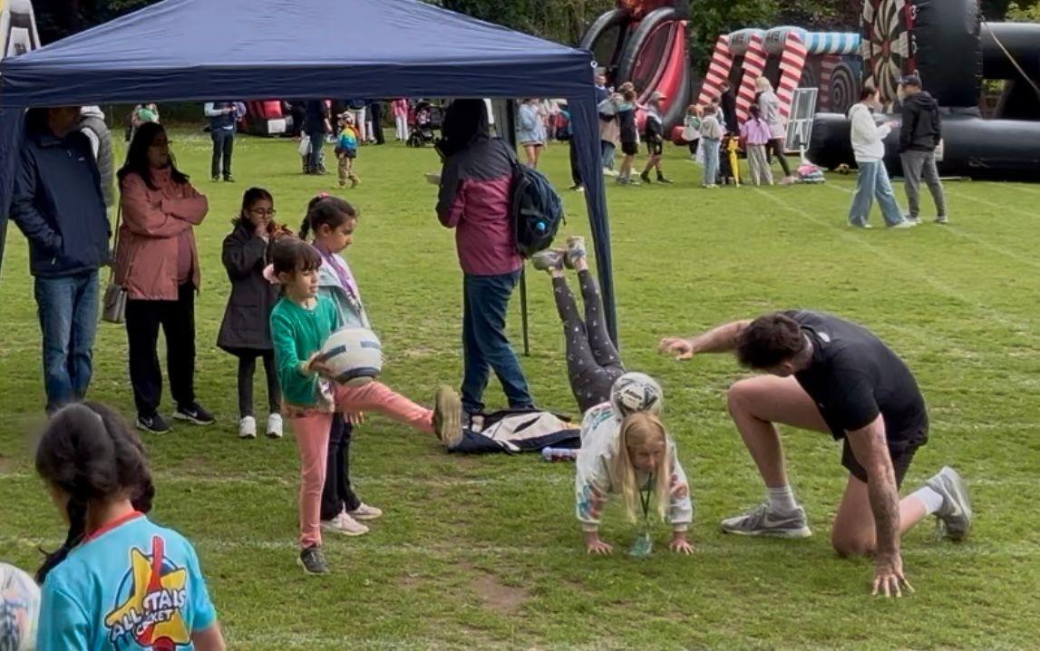 Freestyle star Jay Rosa takes centre stage at St Albans High School