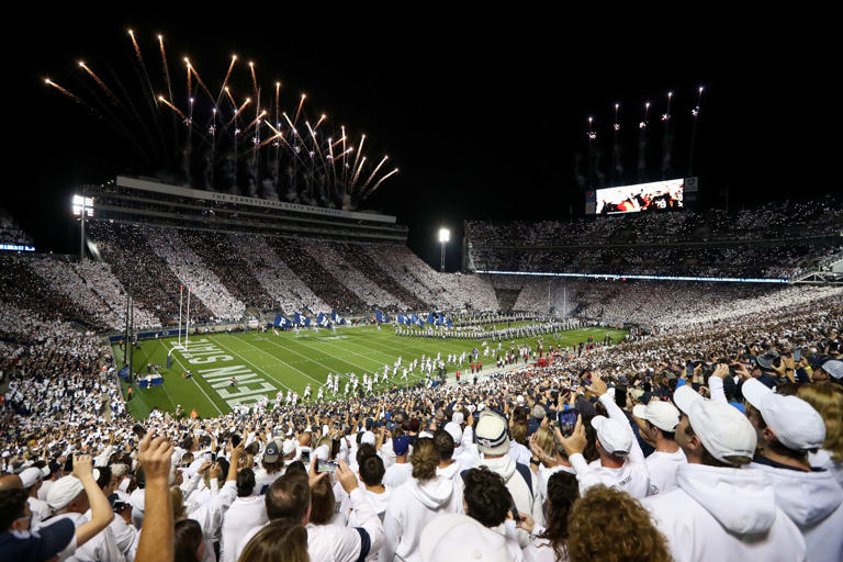 Updated Penn State 2025 football schedule with TV and start times