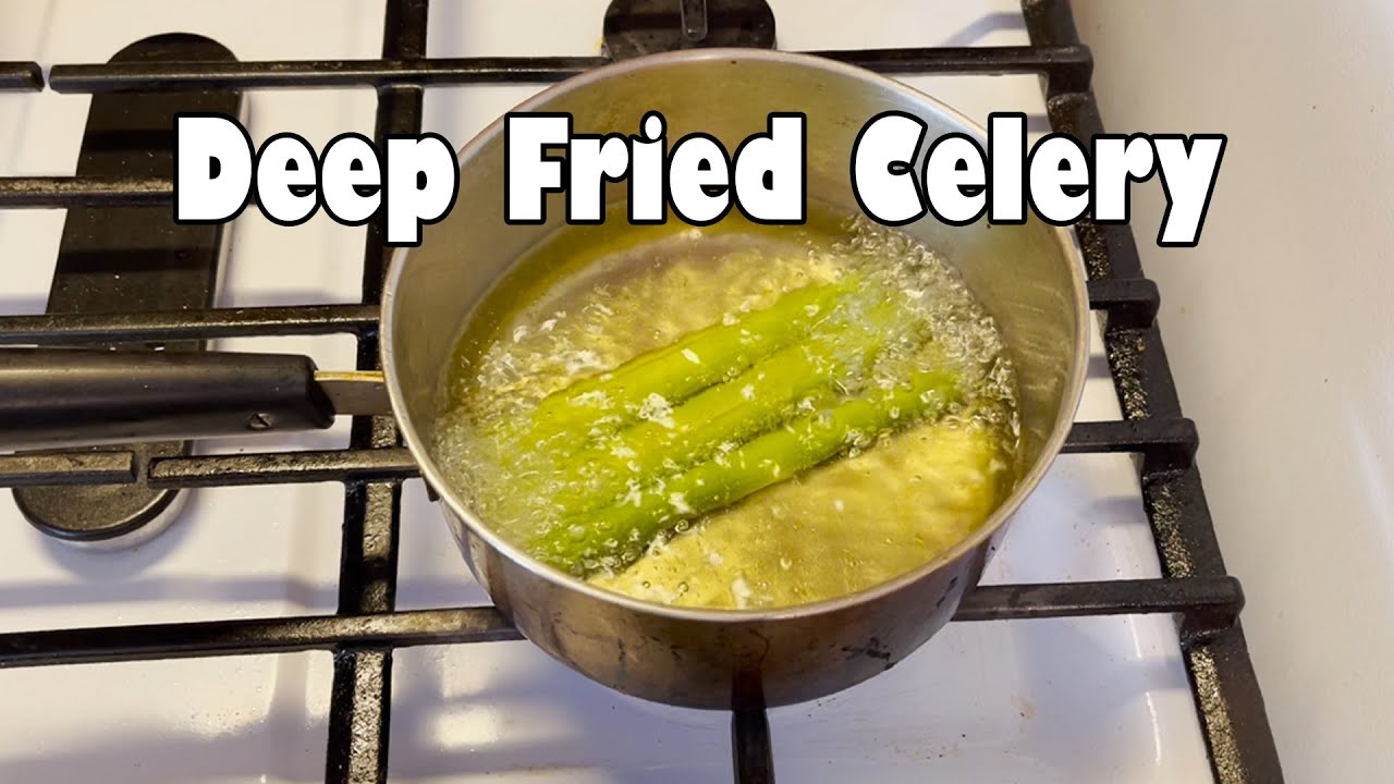 Deep fried celery – crunchy twist or culinary crime?