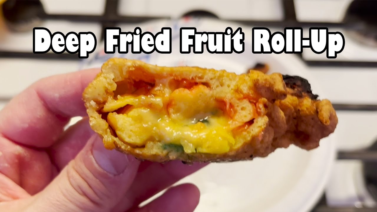 Deep fried fruit roll-up – sweet crunch meets wild flavor