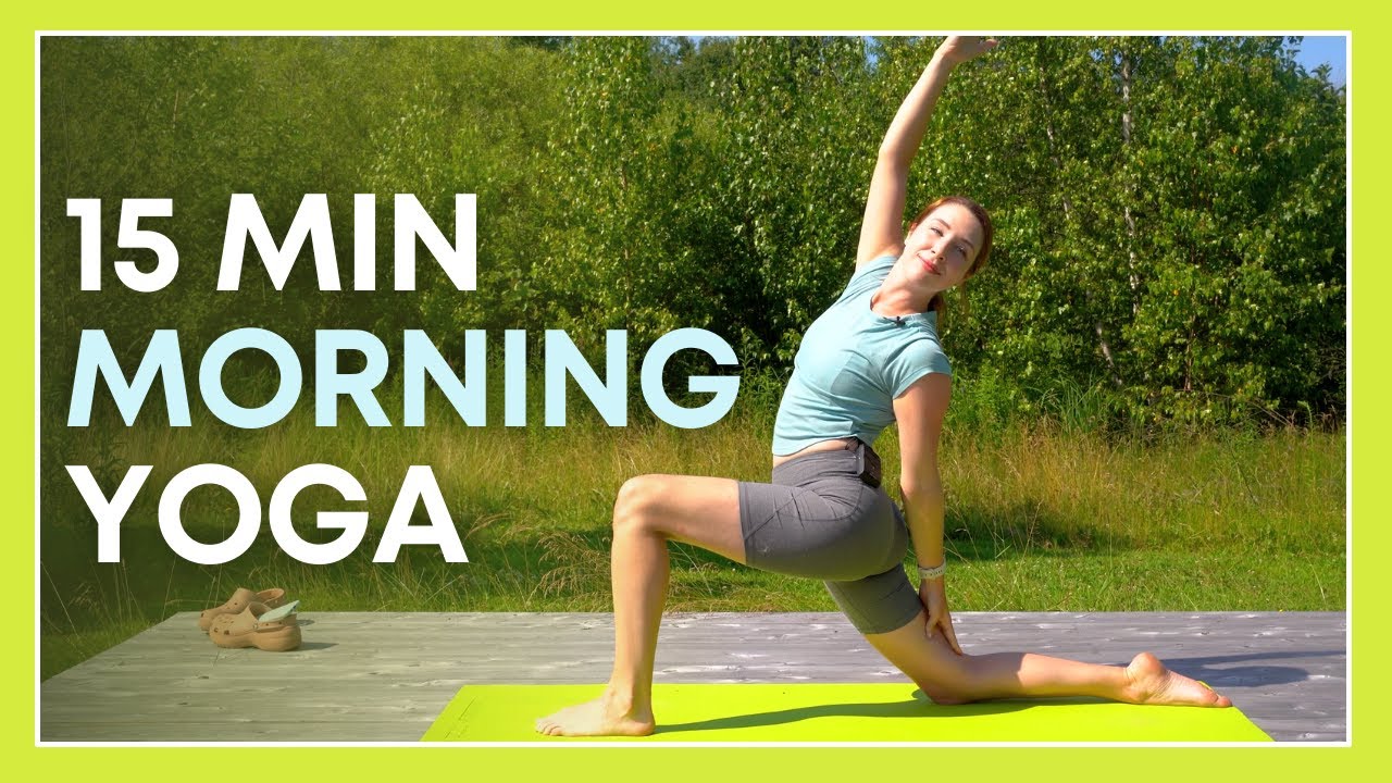 15-Min Morning Yoga Flow 🌞 Full Body Stretch to Wake Up | Yoga with ...