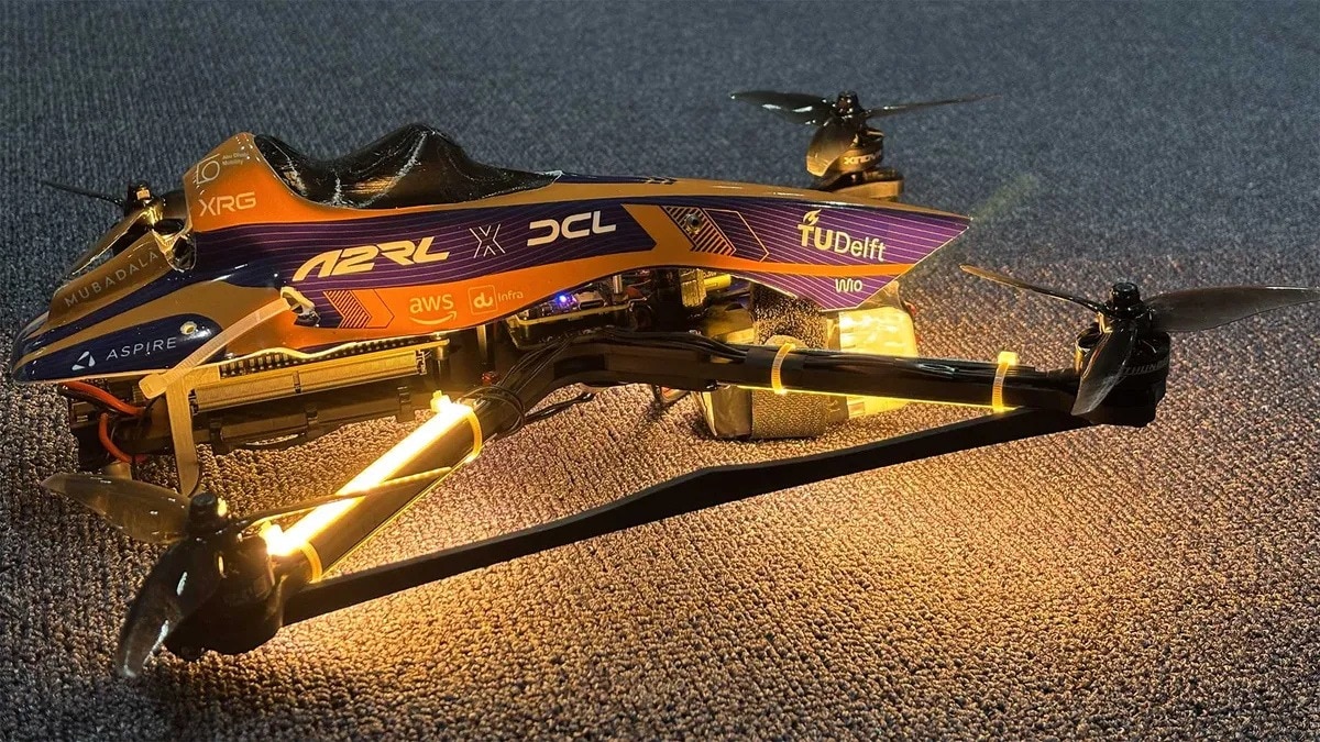 In a first, AI beats human champions in drone racing competition in Abu ...