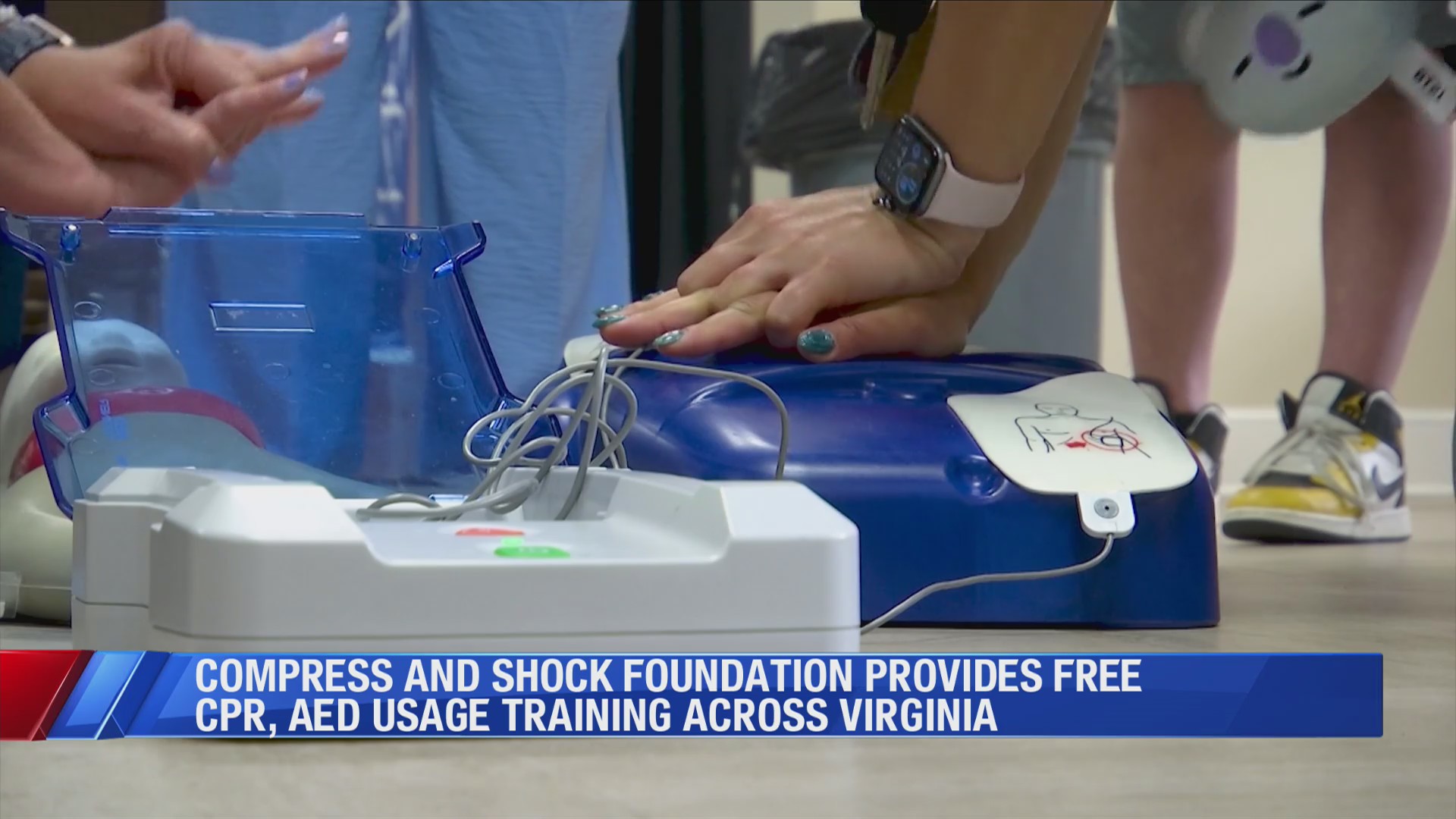 Compress and Shock Foundation offers free CPR and AED usage training ...