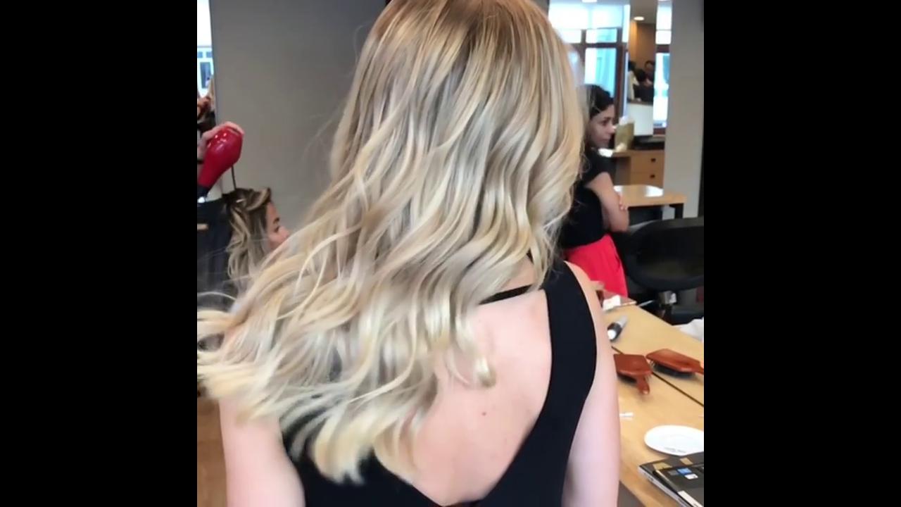 Brown And Blonde Hair Coloring Result