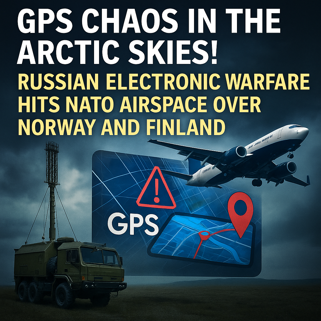 GPS Chaos in the Arctic Skies! Russian Electronic Warfare Hits NATO ...