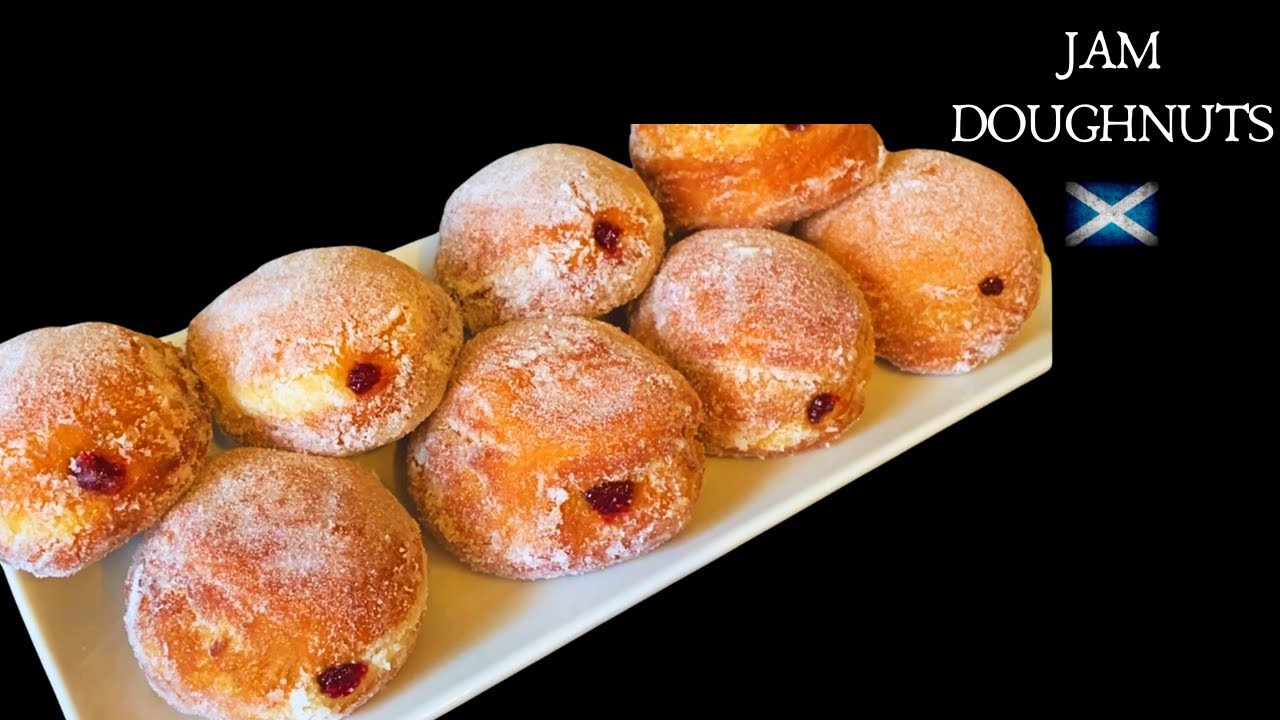 Jam Doughnuts Recipe | Easy Jelly Donuts with Raspberry Jam Filling