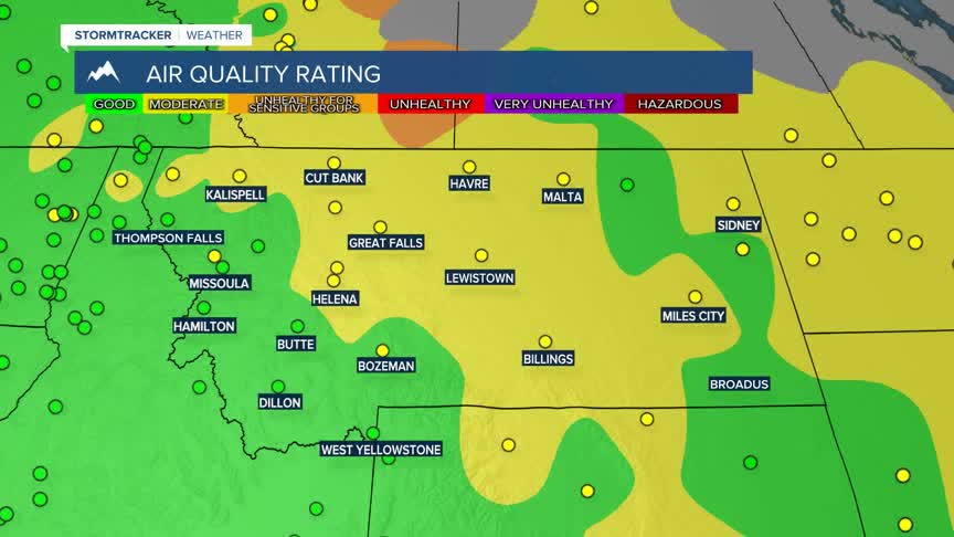 Warm and sunny with slight smoky haze