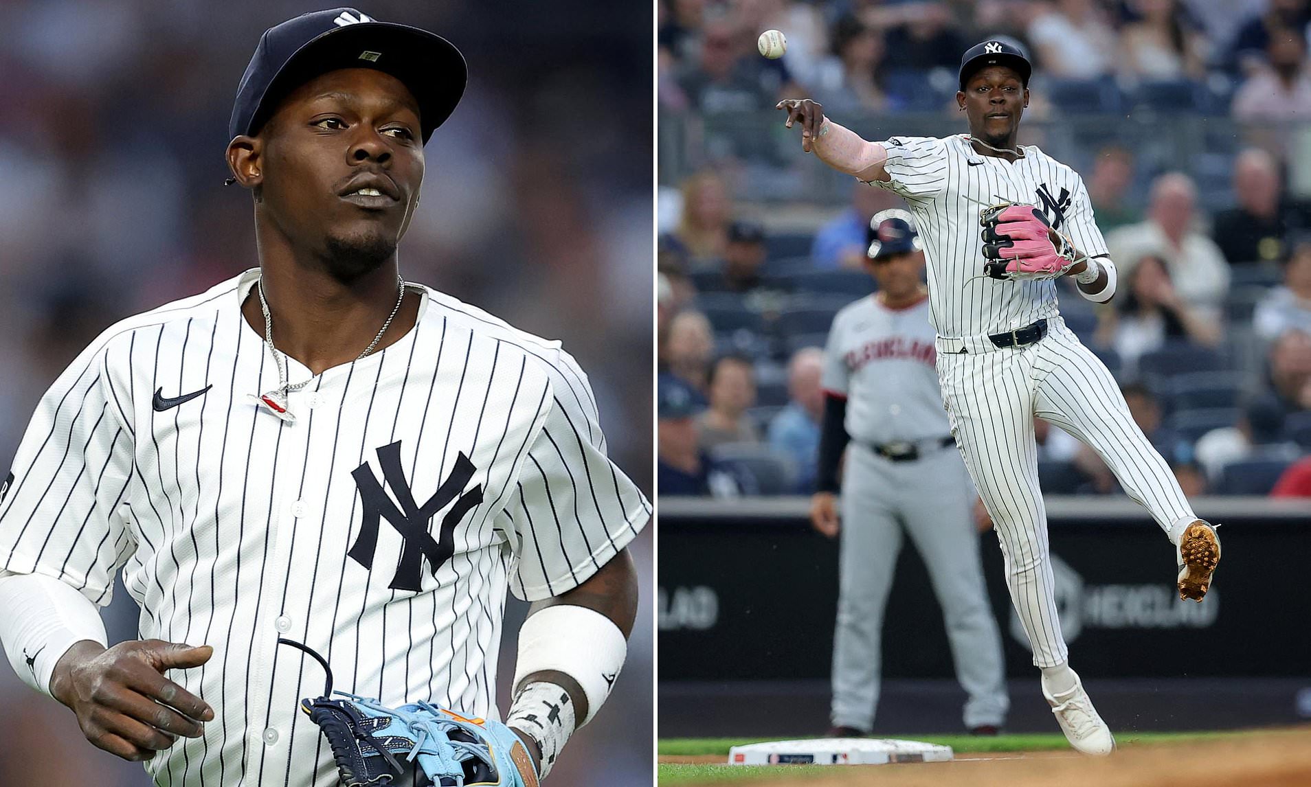 Distracted Yankees star makes throwing error mic'd up on ESPN after ...