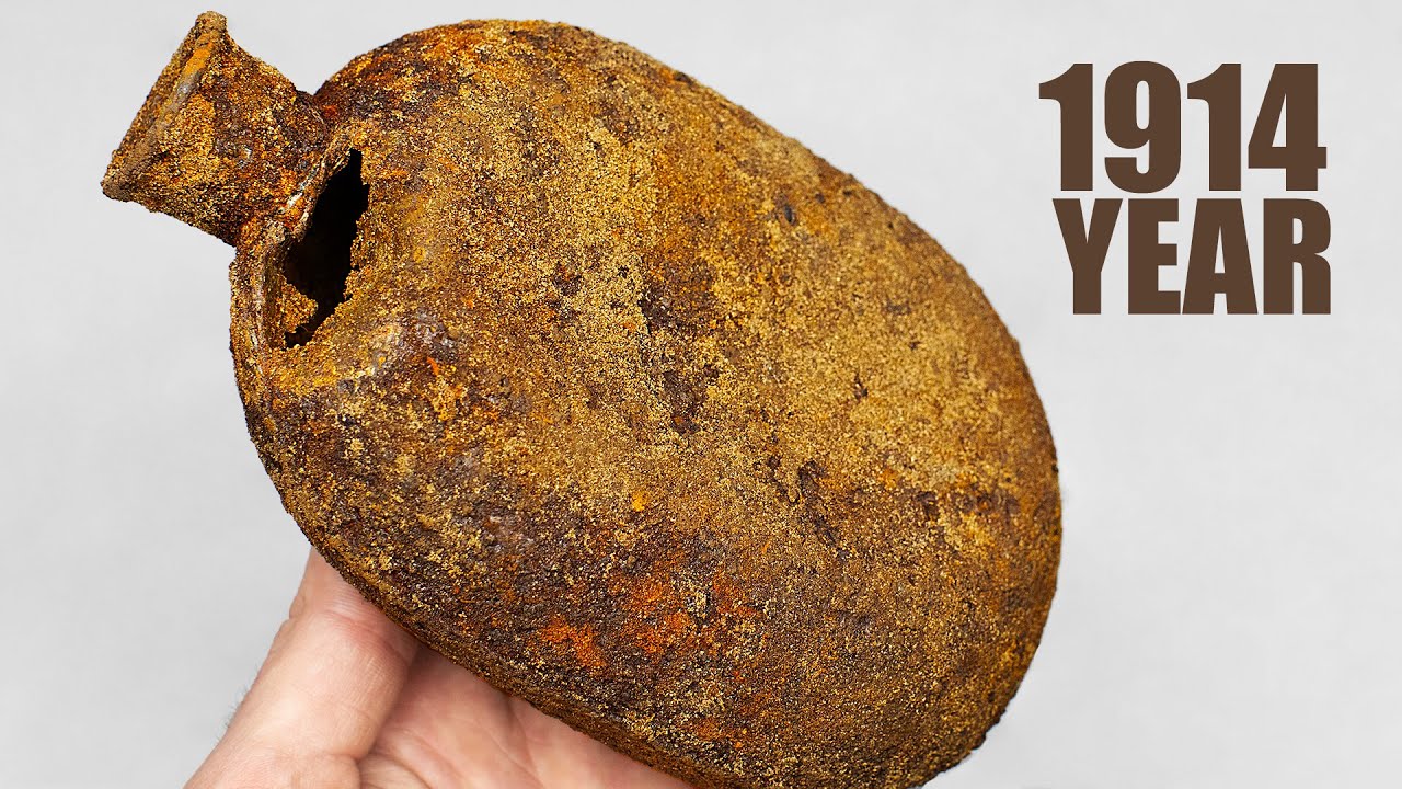 How a Rusty WWI Military Flask Was Brought Back to Life