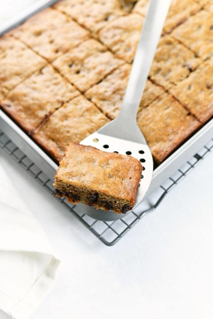 Chocolate Chip Banana Bars Recipe