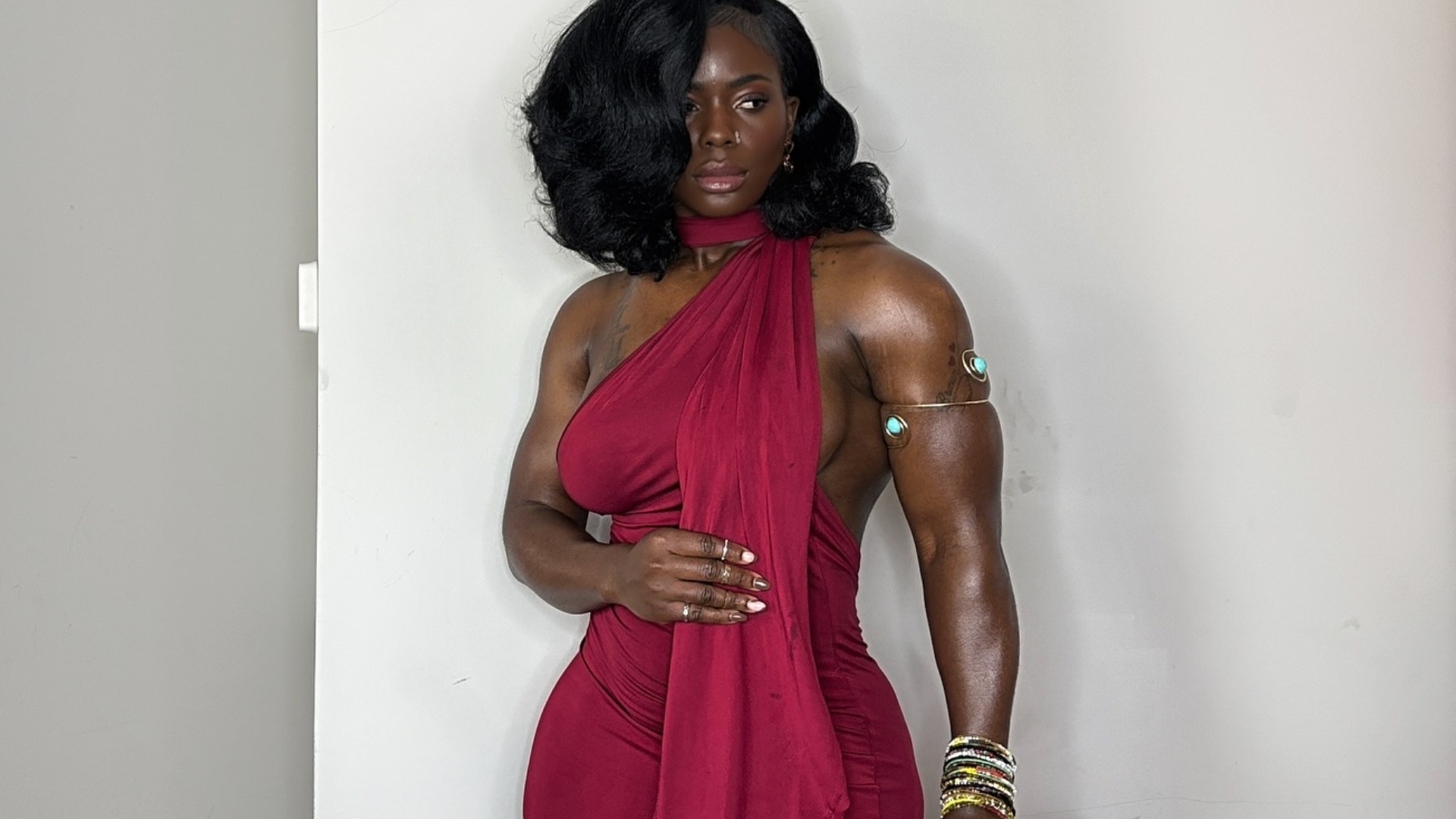 Bodycon dresses and bulging muscles: she's redefining the standards