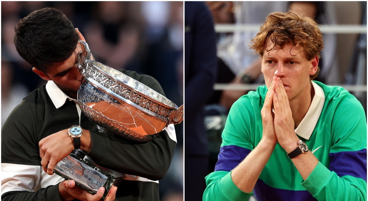 Sinner sfiora il Roland-Garros: Carlos Alcaraz rimonta e vince a Parigi ...