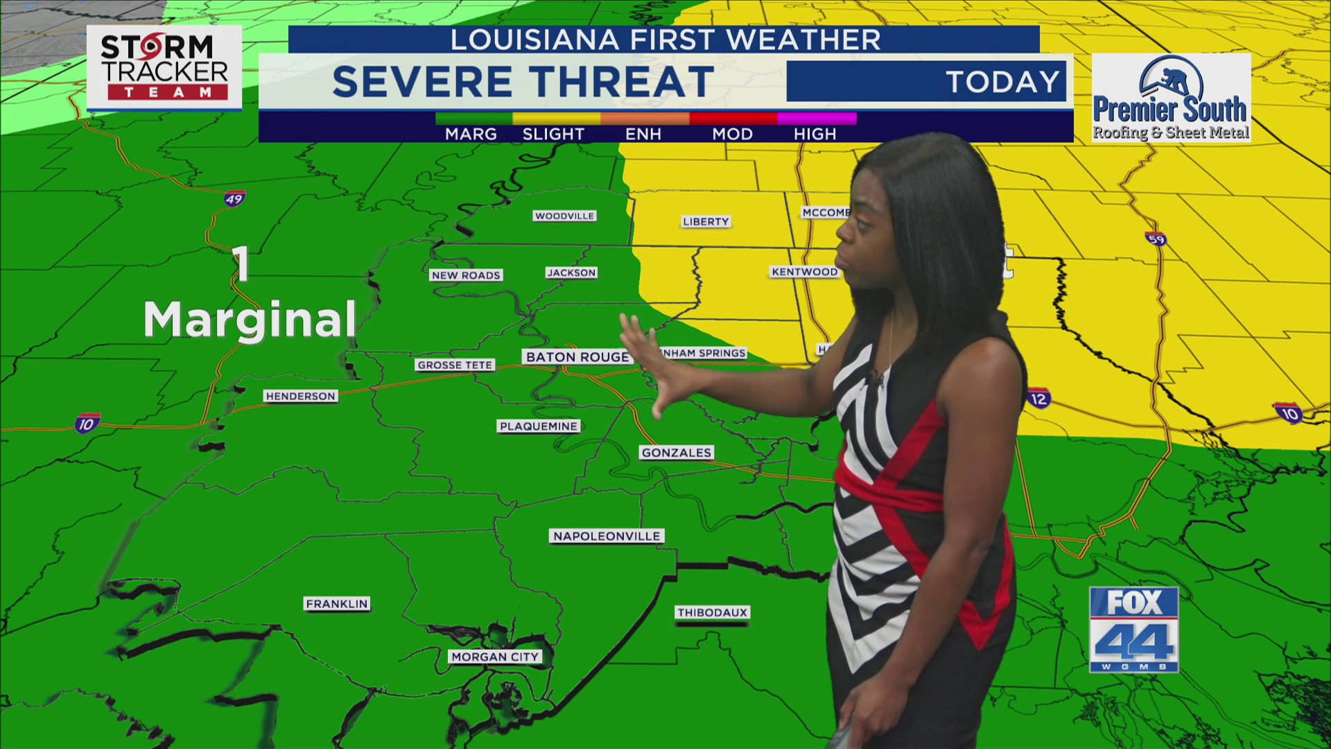 Monday Morning Forecast for Baton Rouge 6-9-25: On and Off Scattered ...