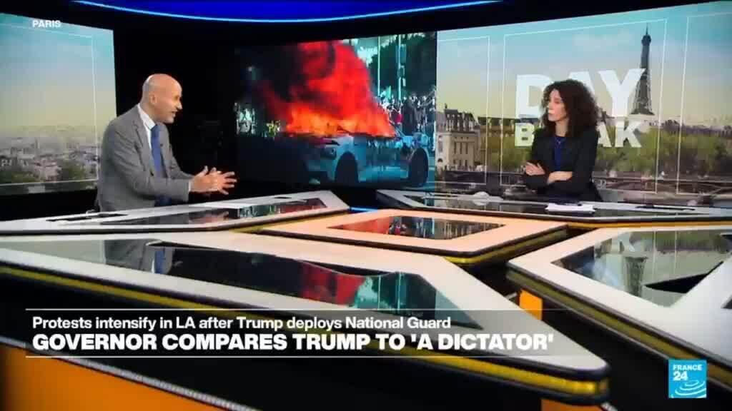 LA immigration raid protests intensify after Trump deploys National Guard