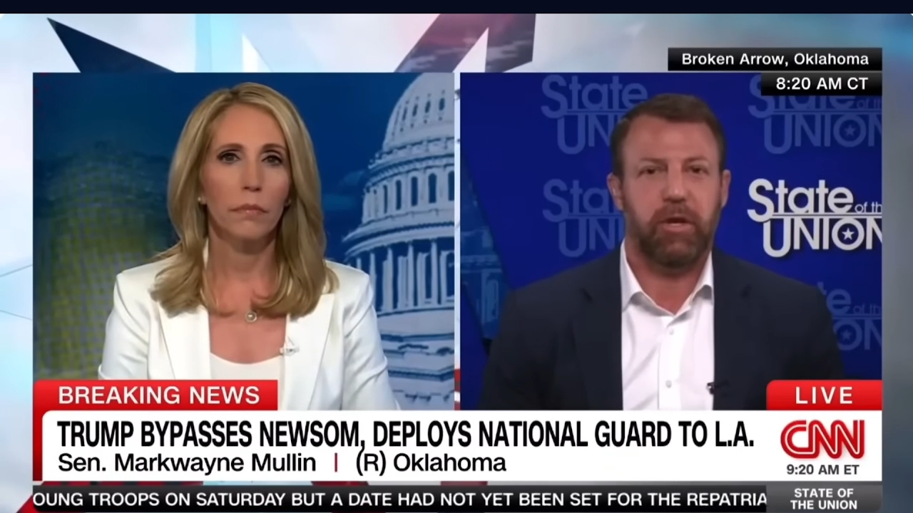 'A Very Weak, Lawless, Bleeding Governor': GOP Sen. Markwayne Mullin ...