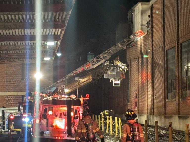 Crews battle 2-alarm York County paper plant fire