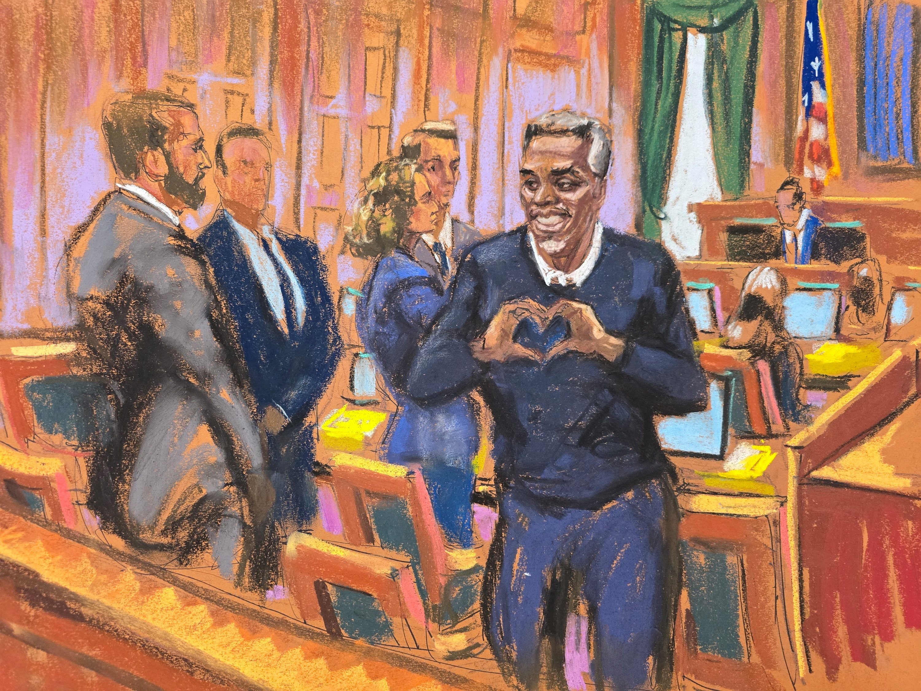 Sean ‘Diddy’ Combs is facing trial — and these eccentric sketch artists