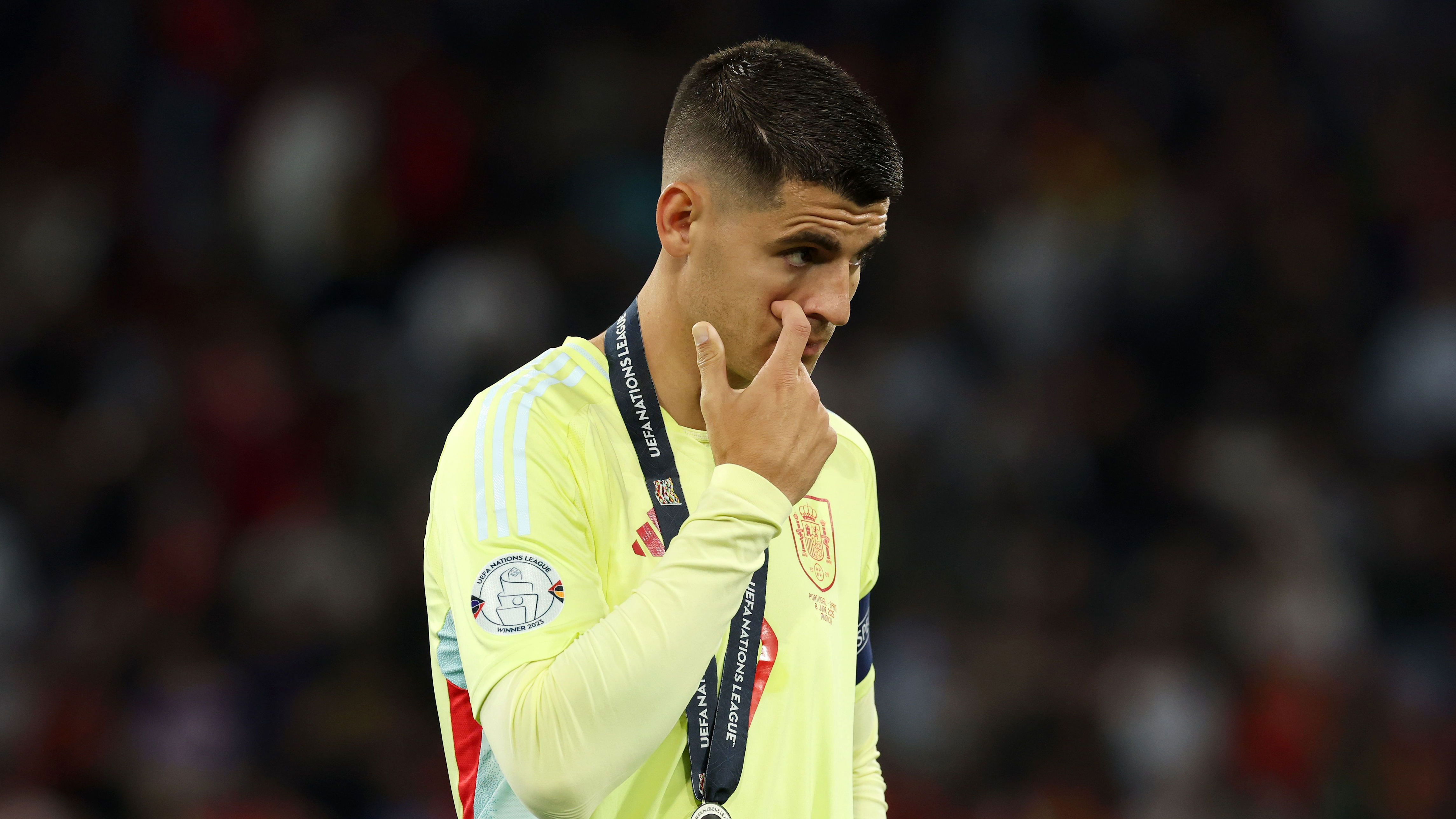 Alvaro Morata admits he may quit Spain national team as striker left ...