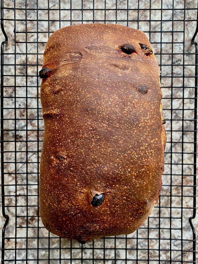 Sourdough Cinnamon Raisin Bread