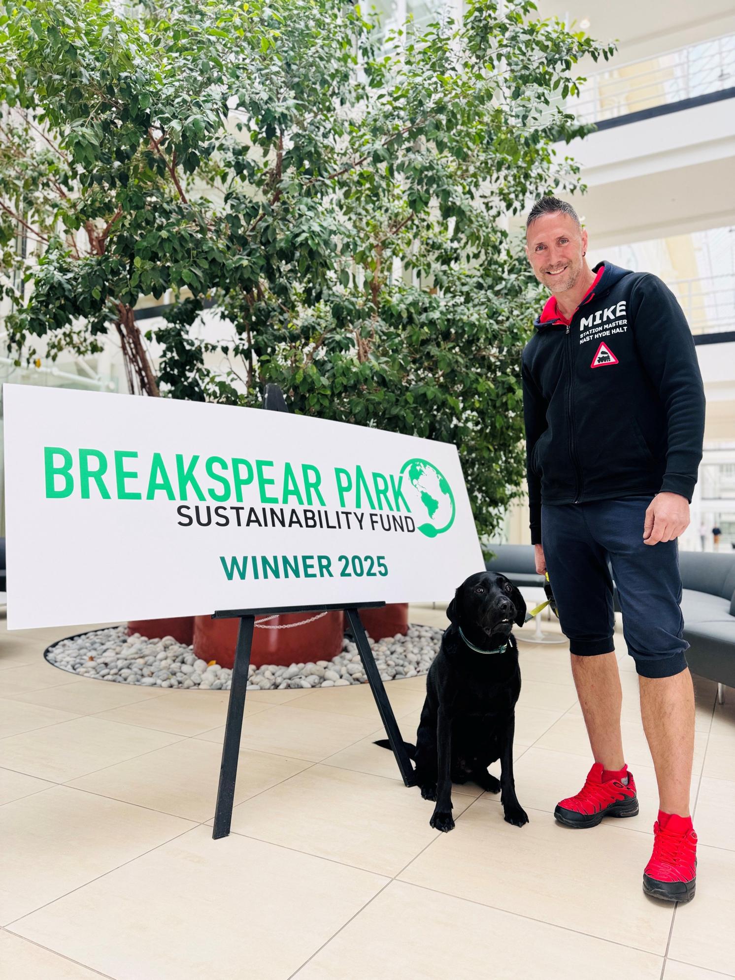 Old Nast Hyde Halt wins £1,000 Breakspear Park sustainability grant