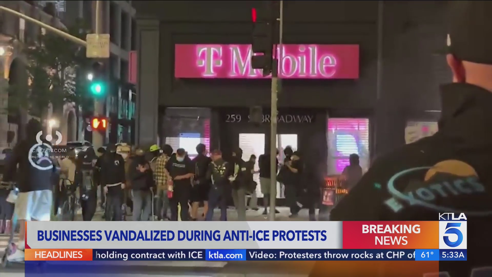 Businesses vandalized during anti-ICE protests; more rallies Monday