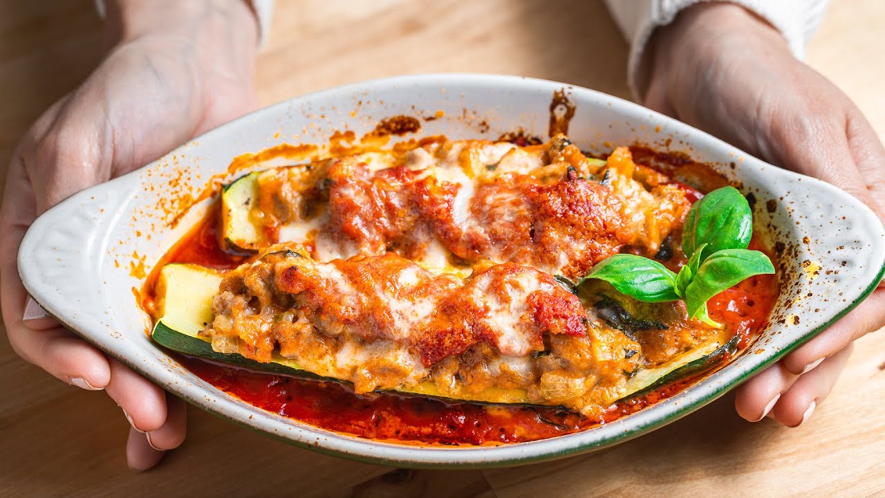 Easy and Healthy Stuffed Zucchini for Dinner