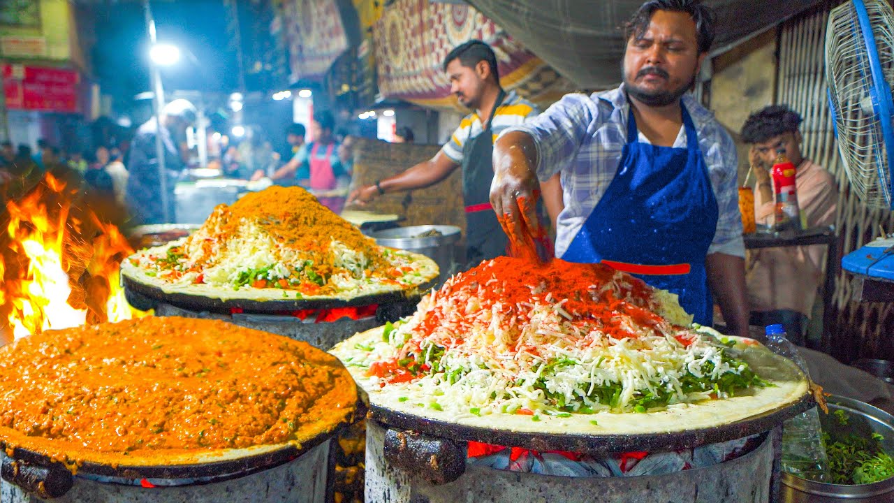 Ahmedabad Street Food Tour: Extreme Dosa & Veg Delights at Manek Chowk!