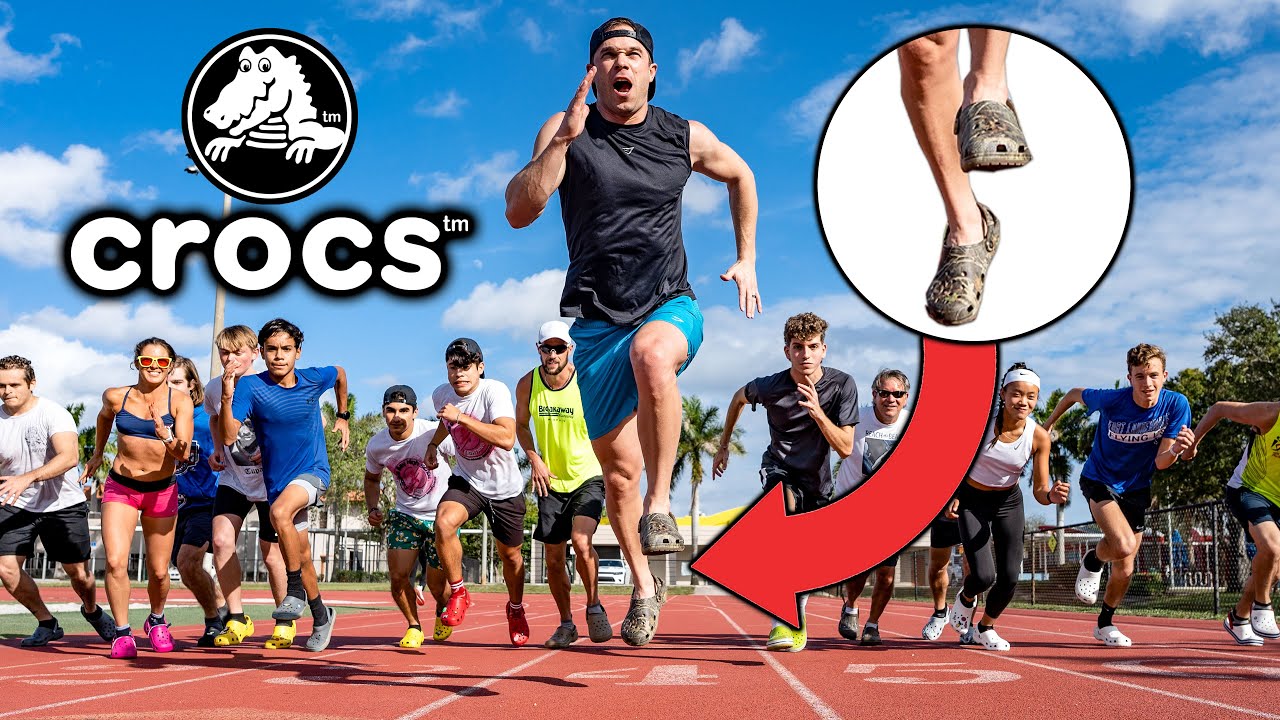 Racing One Mile Wearing Crocs - Can It Be Done?