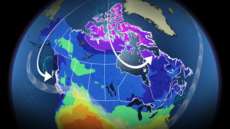 Colder than the Arctic Circle: Harsh pattern sweeps most of Canada this ...