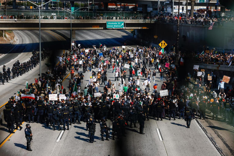 Downtown L.A. hit by widespread vandalism, damage as city struggles to ...