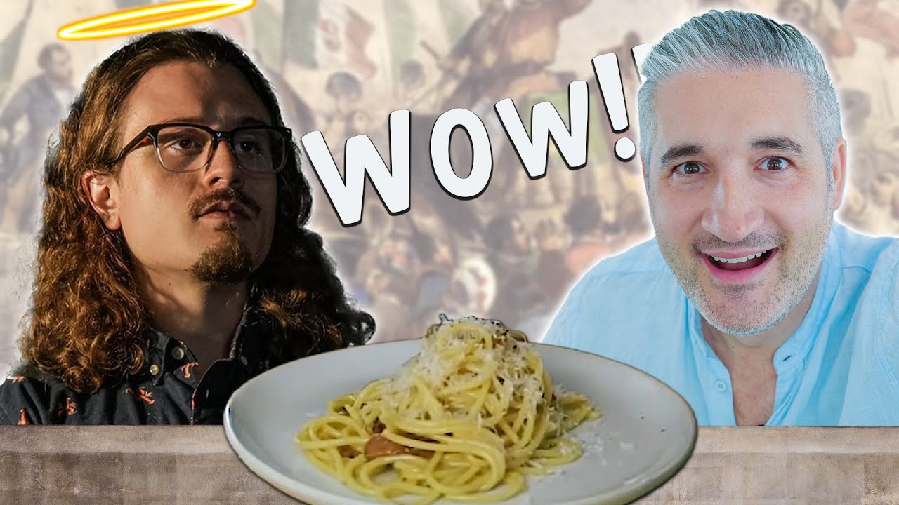 Italian Chef Reacts to Joshua Weissman's Spaghetti alla Carbonara