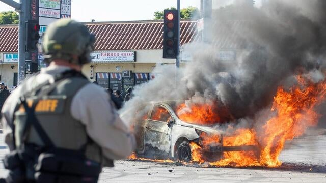 Did the National Guard deployment to Los Angeles protests escalate ...