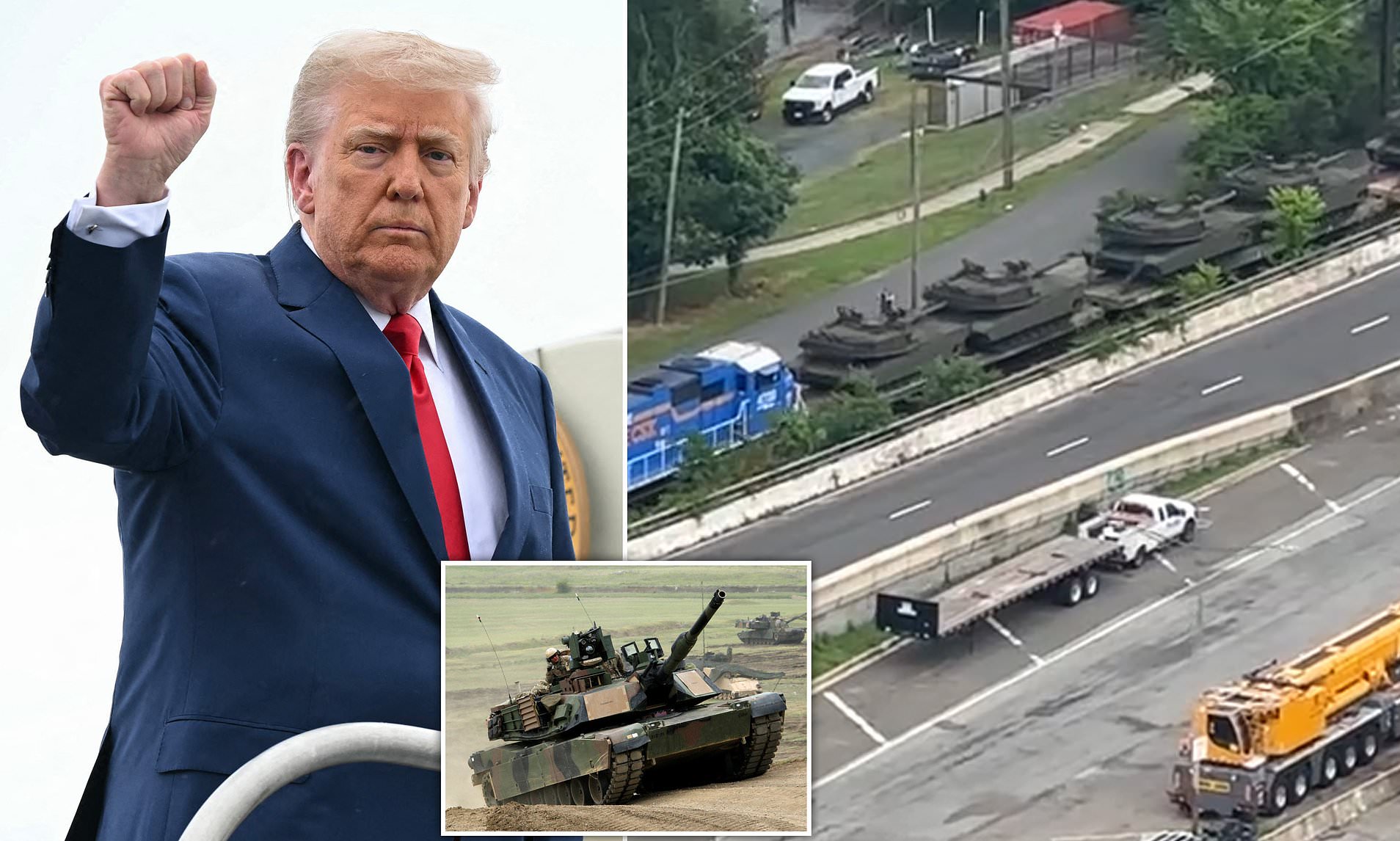 Tanks roll into DC for Trump's massive $45 million show of military force
