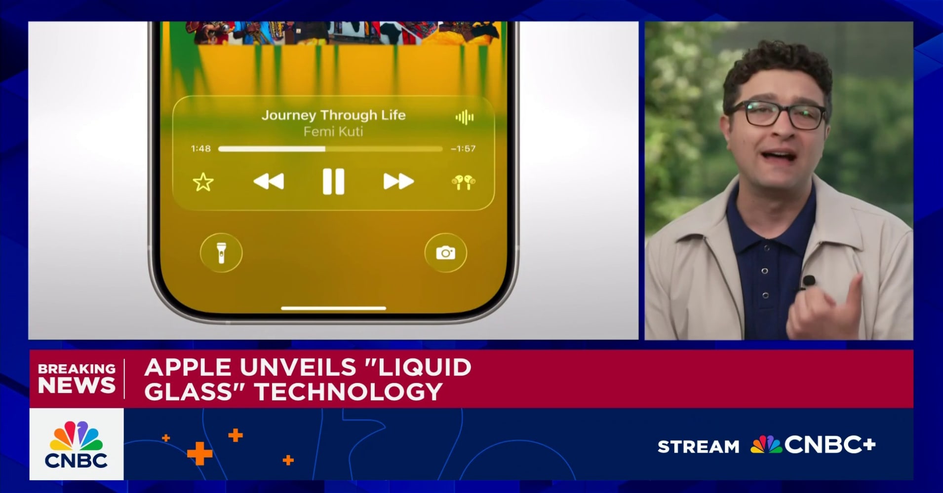Apple unveils 'liquid glass' technology and other new features