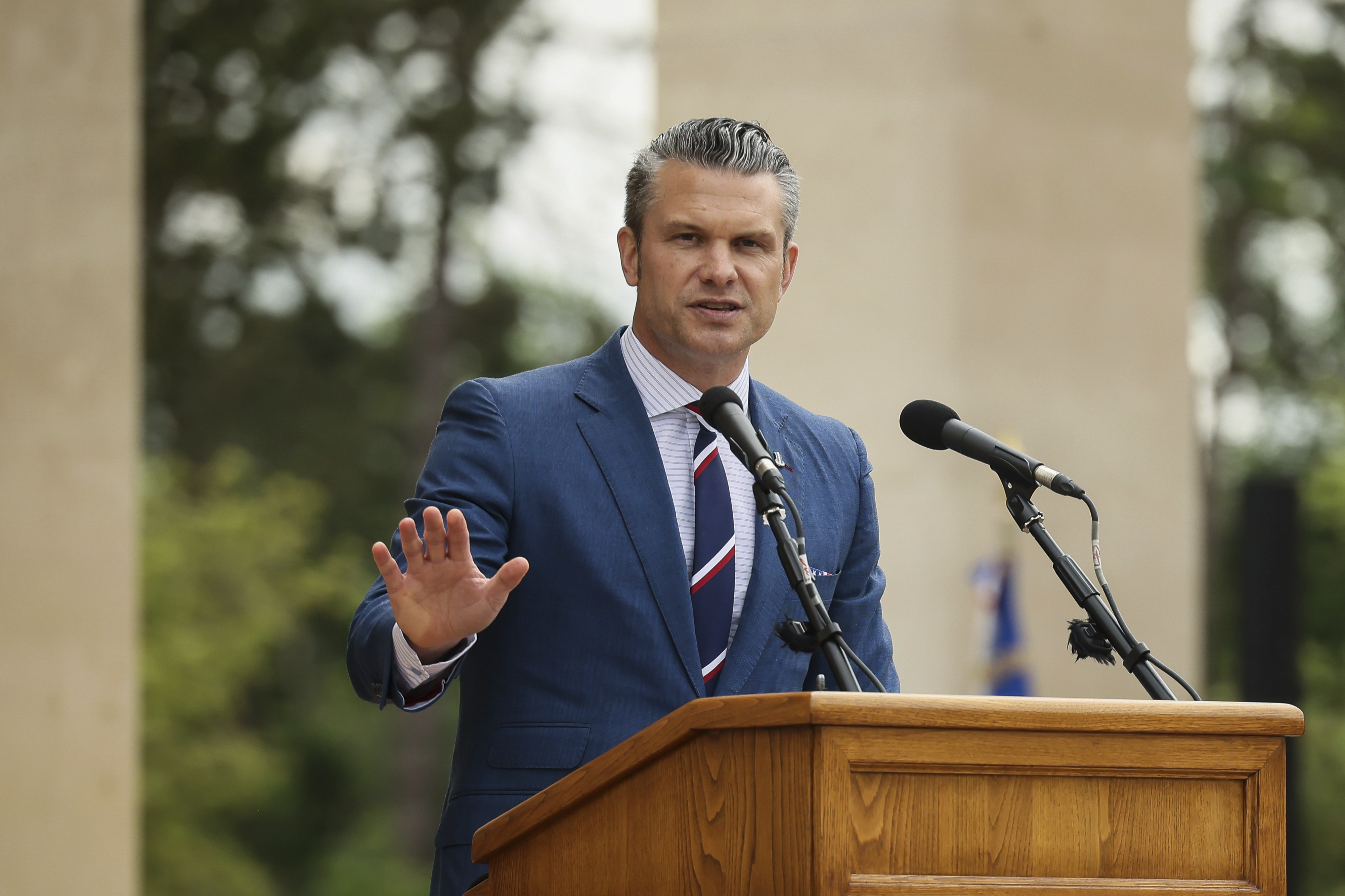 Hegseth supports women's right to vote, Pentagon says
