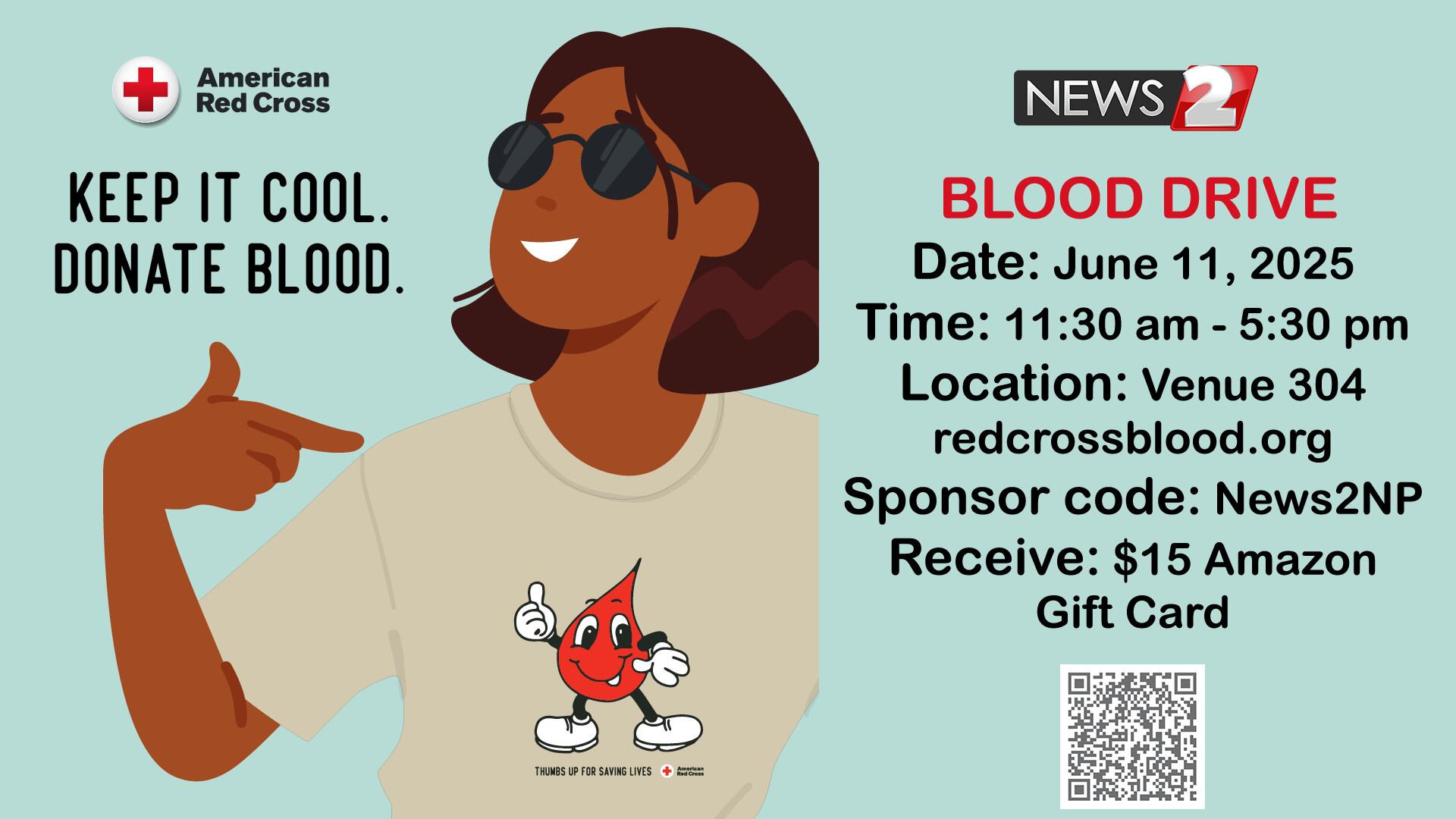 HAPPENING TODAY: News 2 partners with the American Red Cross in blood drive