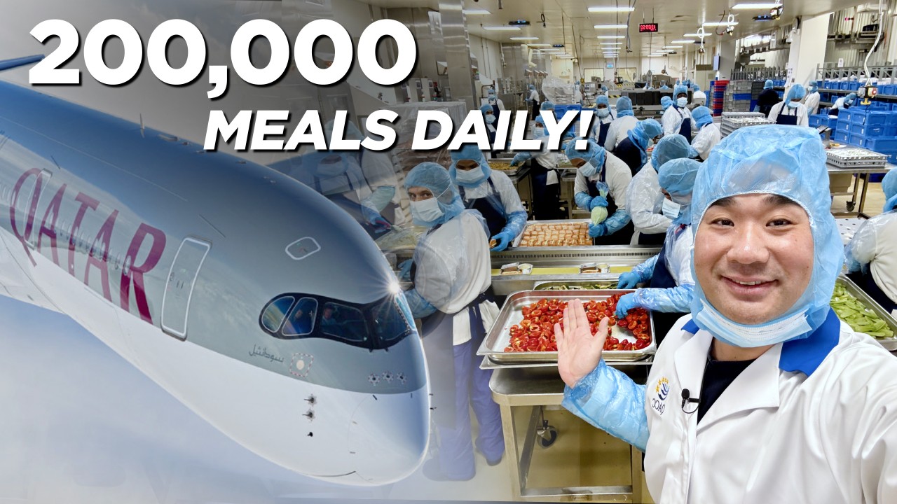 Inside Qatar Airways' Meal Production