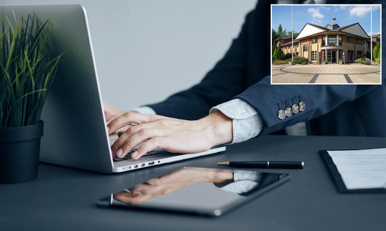 Cop who faked WFH by weighing down letter Z on his laptop keyboard for ...