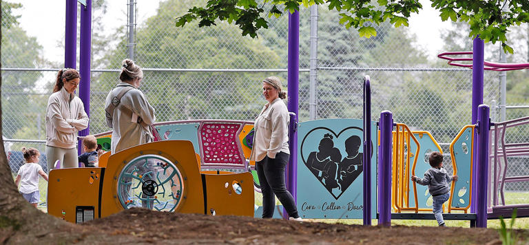 Memorial playground honoring Clancy kids opens with special touches for ...