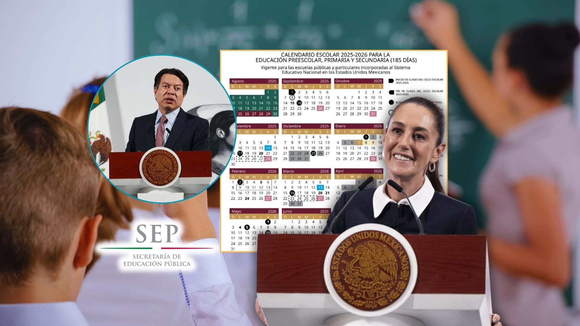 SEP elimina 5 días del calendario escolar 2025-2026: Esta será la nueva ...